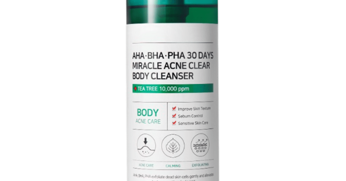 AHA BHA PHA 30 Days Miracle Acne Clear Body Cleanser | Surisuri
