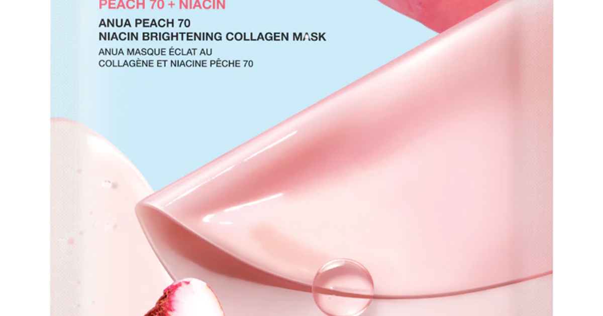 Peach 70 Niacin Brightening Collagen Mask | Surisuri